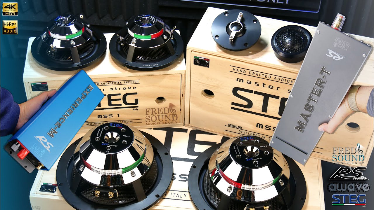 RS Audio Experience M vs MASTER T FULL RANGE MONO vs STEG MSS6 + MSS3 ...