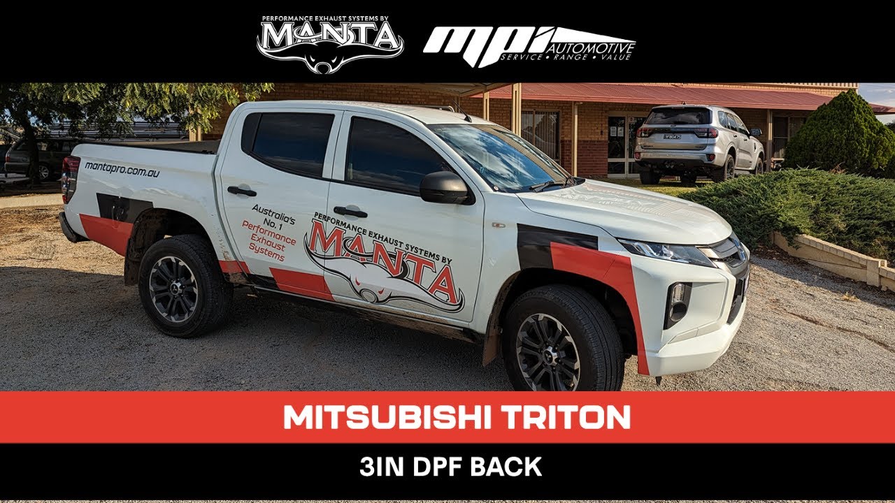 TRITON 3IN DPF BACK by Manta Performance - YouTube