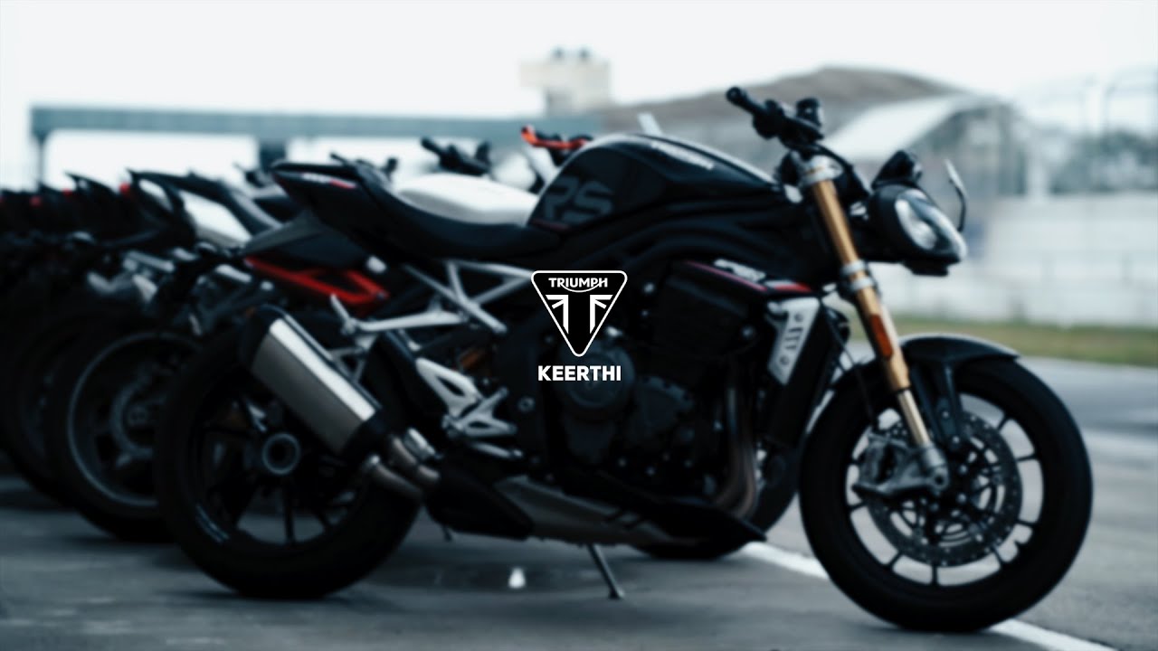 Keerthi Triumph Track Day Highlights | MMRT Chennai | Triumph Banglore ...