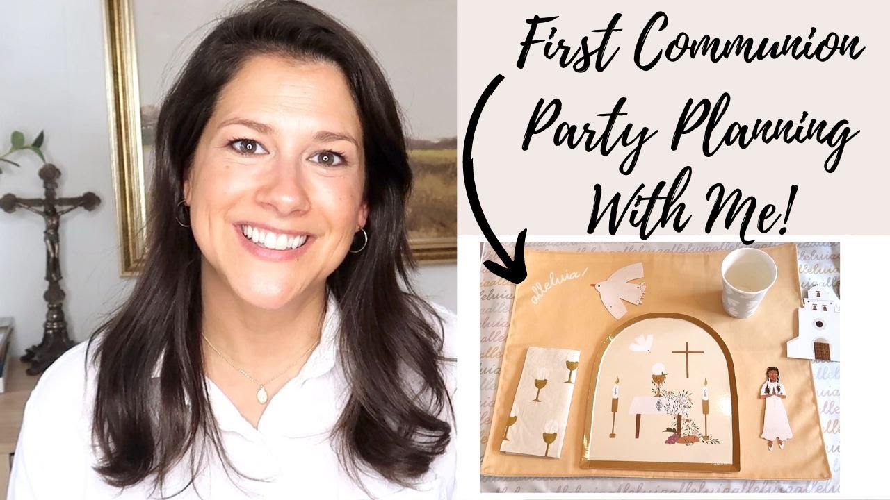 FIRST COMMUNION Plan With Me for ZACHARY'S Party! - YouTube