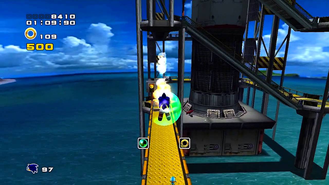 Sonic Adventure 2 - Metal Harbor - Mission 1 - A-Rank - YouTube