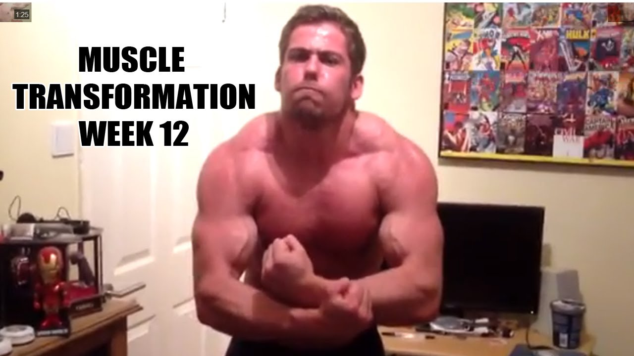 Body Transformation: Bodybuilding Competition Prep Week 12 Flexing ...