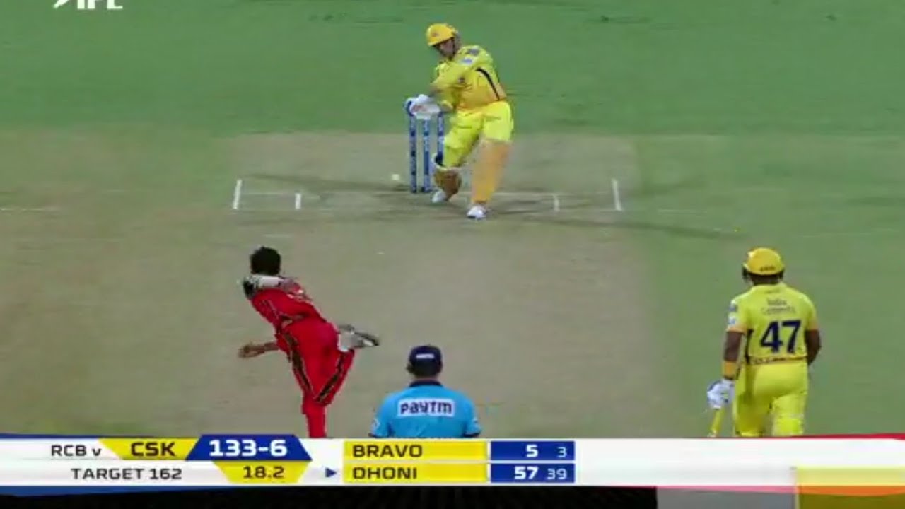 RCB vs CSK | IPL 2019 | MS Dhoni 84 of 48 Balls - YouTube