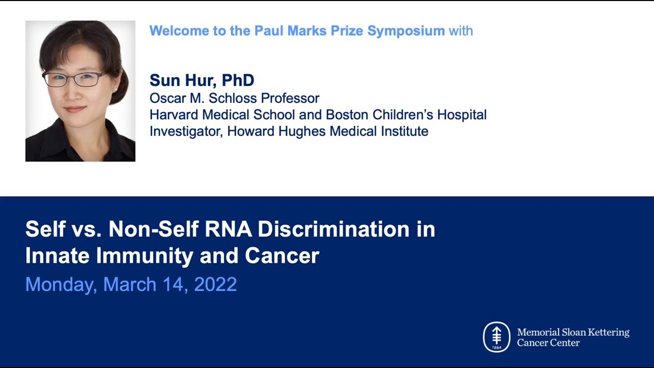 Watch the Paul Marks Prize Symposium with Sun Hur, PhD - YouTube