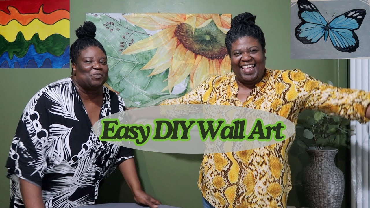 Easy DIY Wall Art - YouTube
