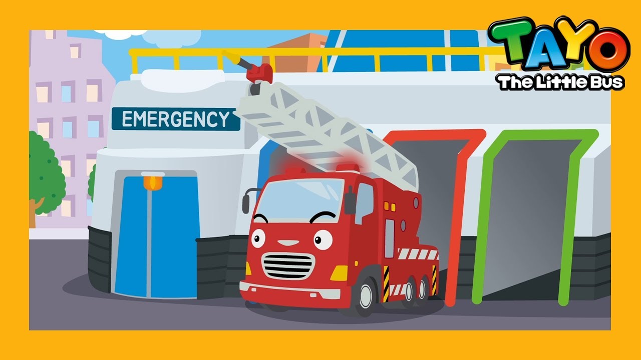 On the way fire truck l Car songs l Tayo the little bus l Song for ...