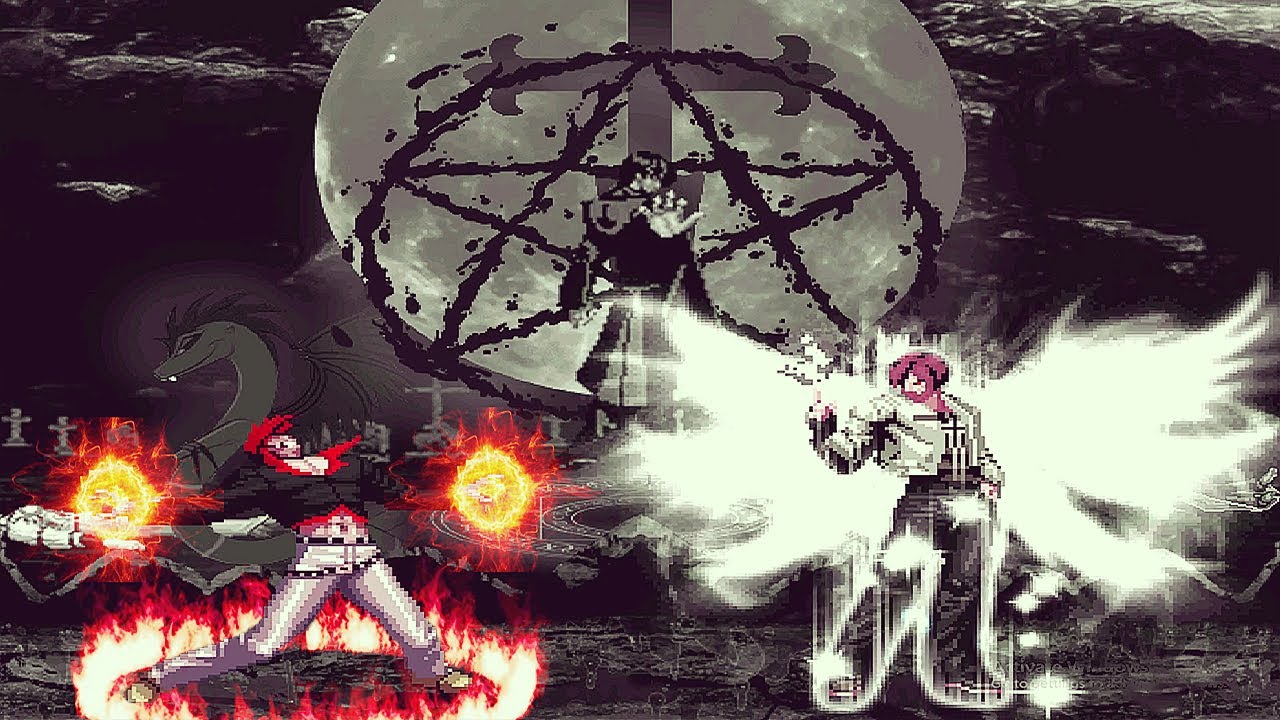 Orochi Iori Vs Orochi Kyo | Mugen Fighters | KOF Mugen - YouTube