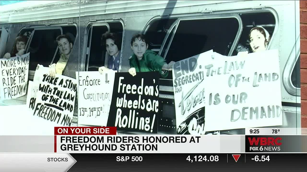 Freedom Riders honored at Greyhound station in Birmingham - YouTube