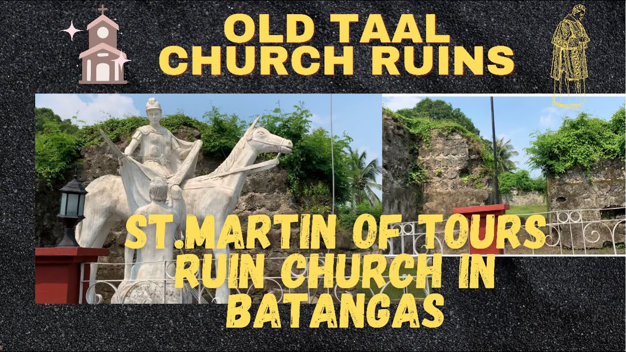 Old Taal Church Ruins Along The Taal Lake Batangas PH 🇵🇭 | 15th Century ...