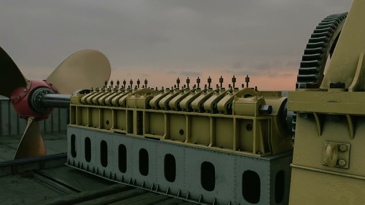 Titanic Engine - Thrust Block assmbly. - YouTube