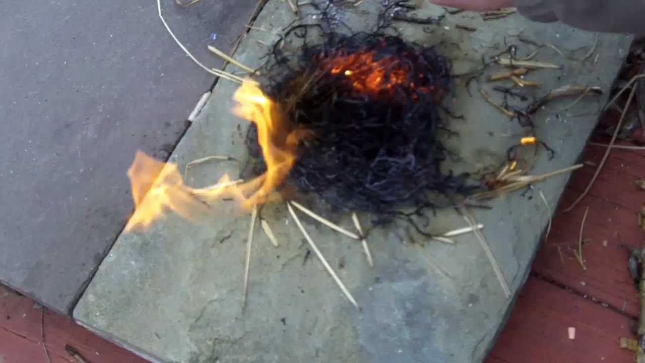 Potassium Permanganate and Glycerin Fire - YouTube