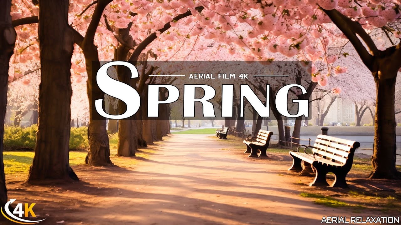 Enchanting Spring Forests with Beautiful Piano Music 🌷 4K Spring ...