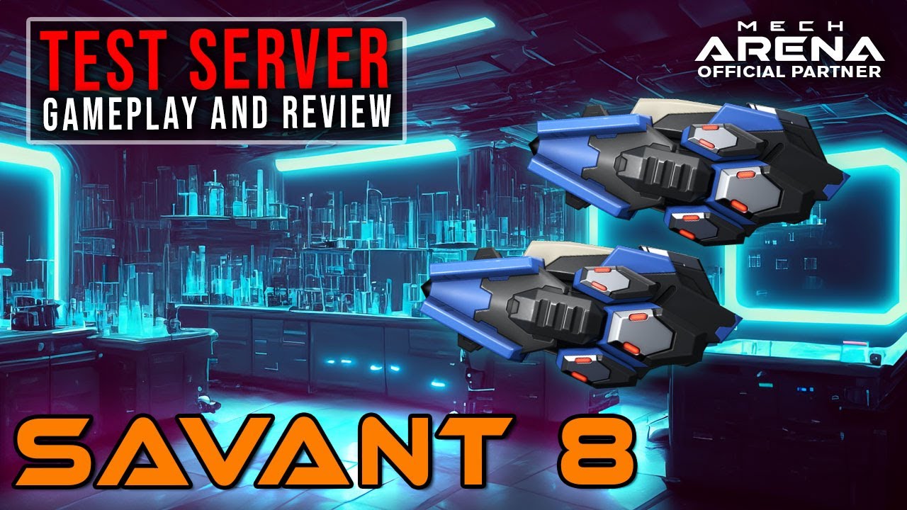 Savant 8 - Test Server Weapon Review | Mech Arena - YouTube