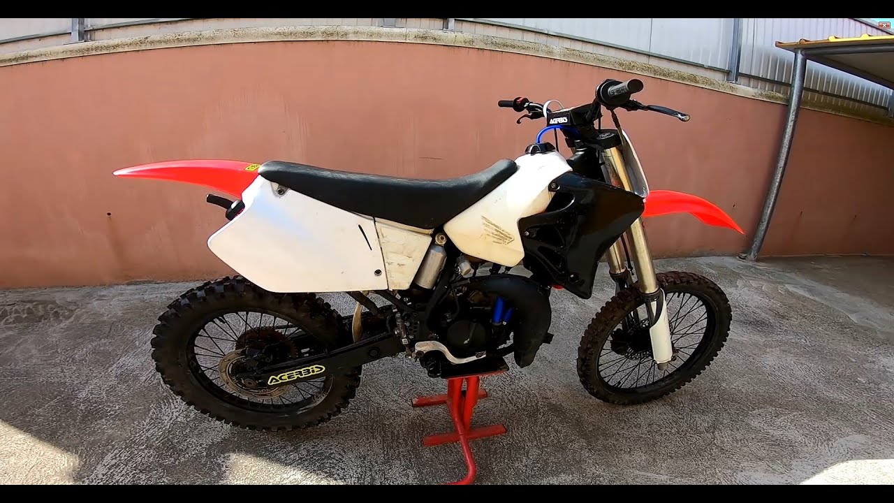 My new project CR80 engine in to CR250 frame - YouTube