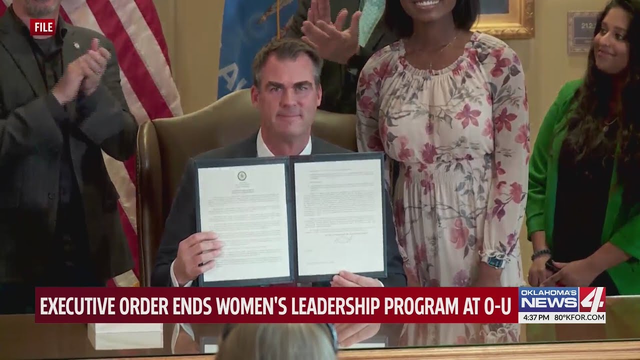 Executive Order ends women's leadership program at OU - YouTube