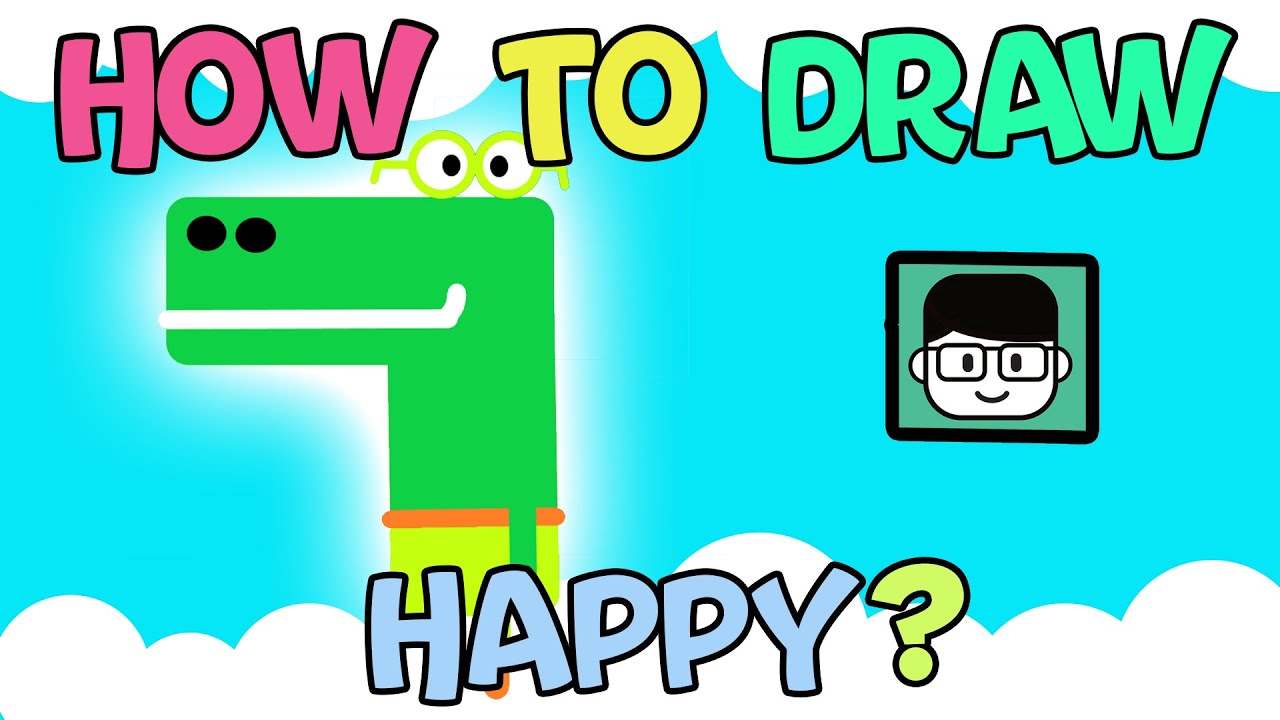 How to draw Happy from Hey Duggee | Digital Art for Kids | Easy Drawing ...
