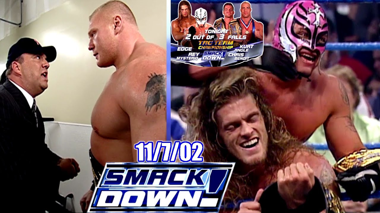 WWE SmackDown - November 7, 2002 Full Breakdown - Angle/Benoit v Edge ...