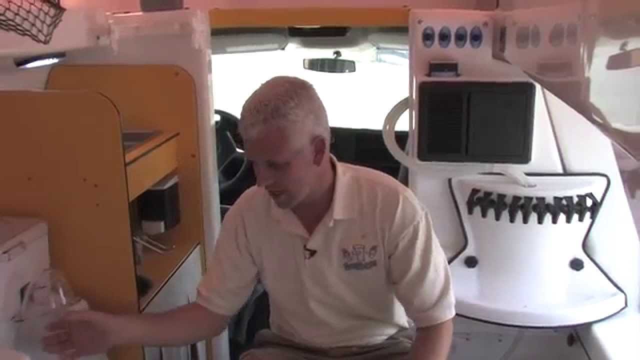 Snowie Shaved Ice Bus Interior - How much space is there inside? - YouTube