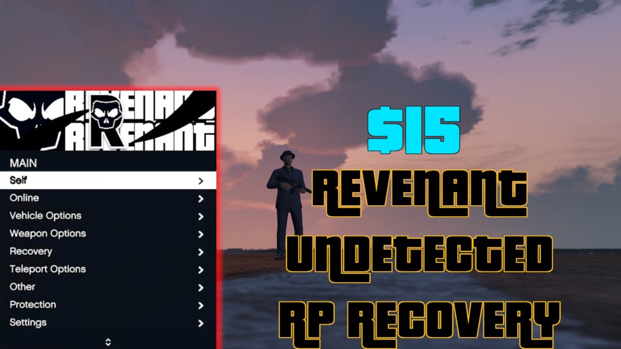 Revenant | GTA V Mod Menu Showcase! | RP Recovery, Friendly UI ...