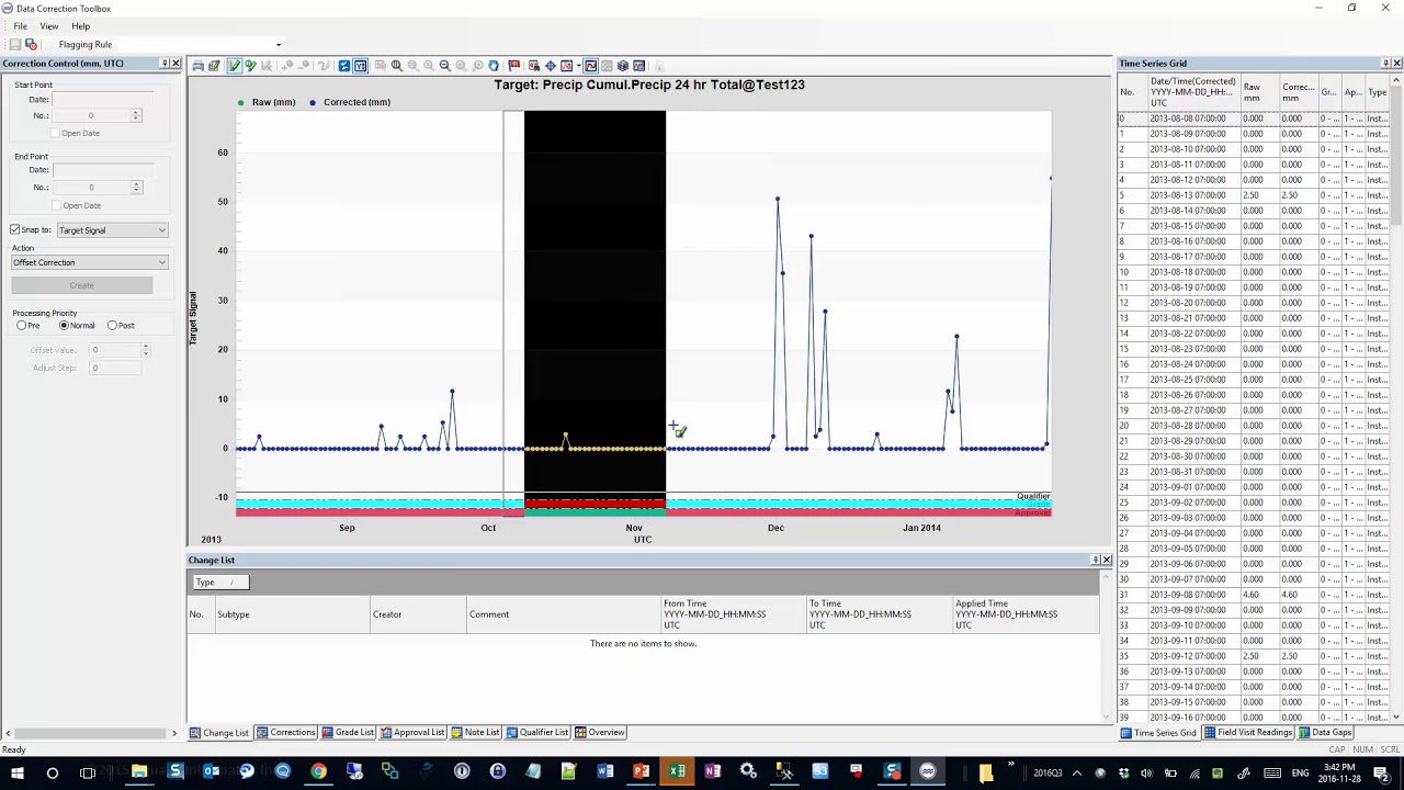 AQUARIUS Time-Series - Working with Data Correction - YouTube