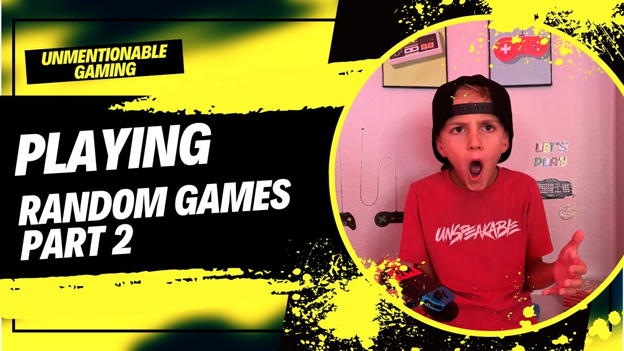 PLAYING RANDOM GAMES PART 2 - YouTube