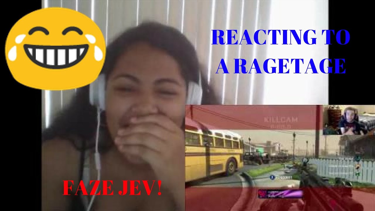 A RAGETAGE BY FAZE JEV REACTION! - YouTube