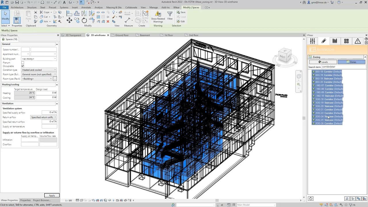 Zoning in Revit - YouTube