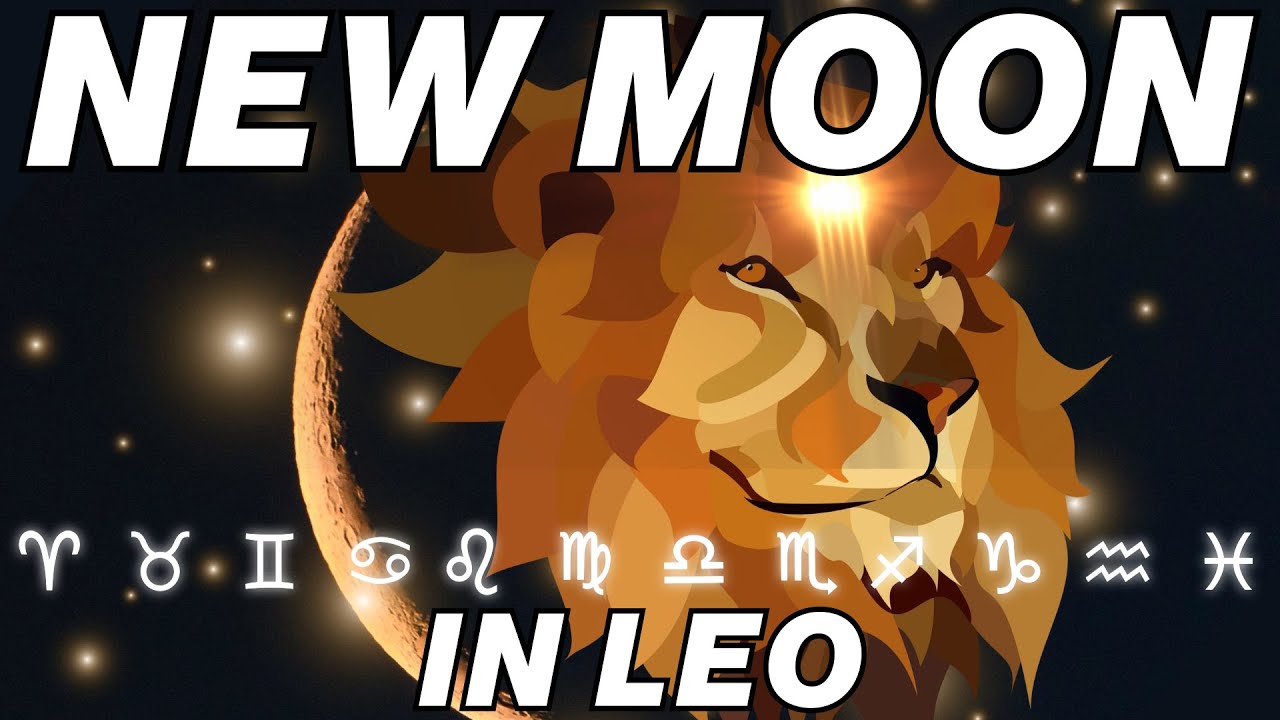 New Moon in Leo Astrology Readings - YouTube