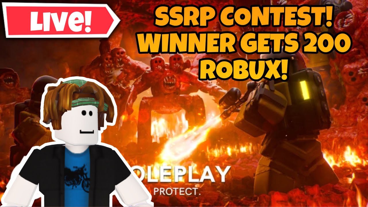 🔴LIVE! SRRP Contest! Winner gets 200 Robux!🔥🎮| Roblox - YouTube