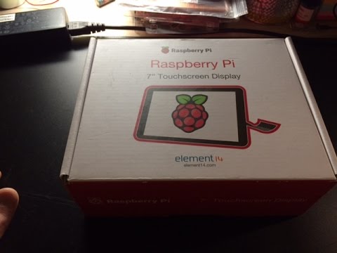 raspberry pi offizielles official display preview [UNBOXING DEUTSCH ...