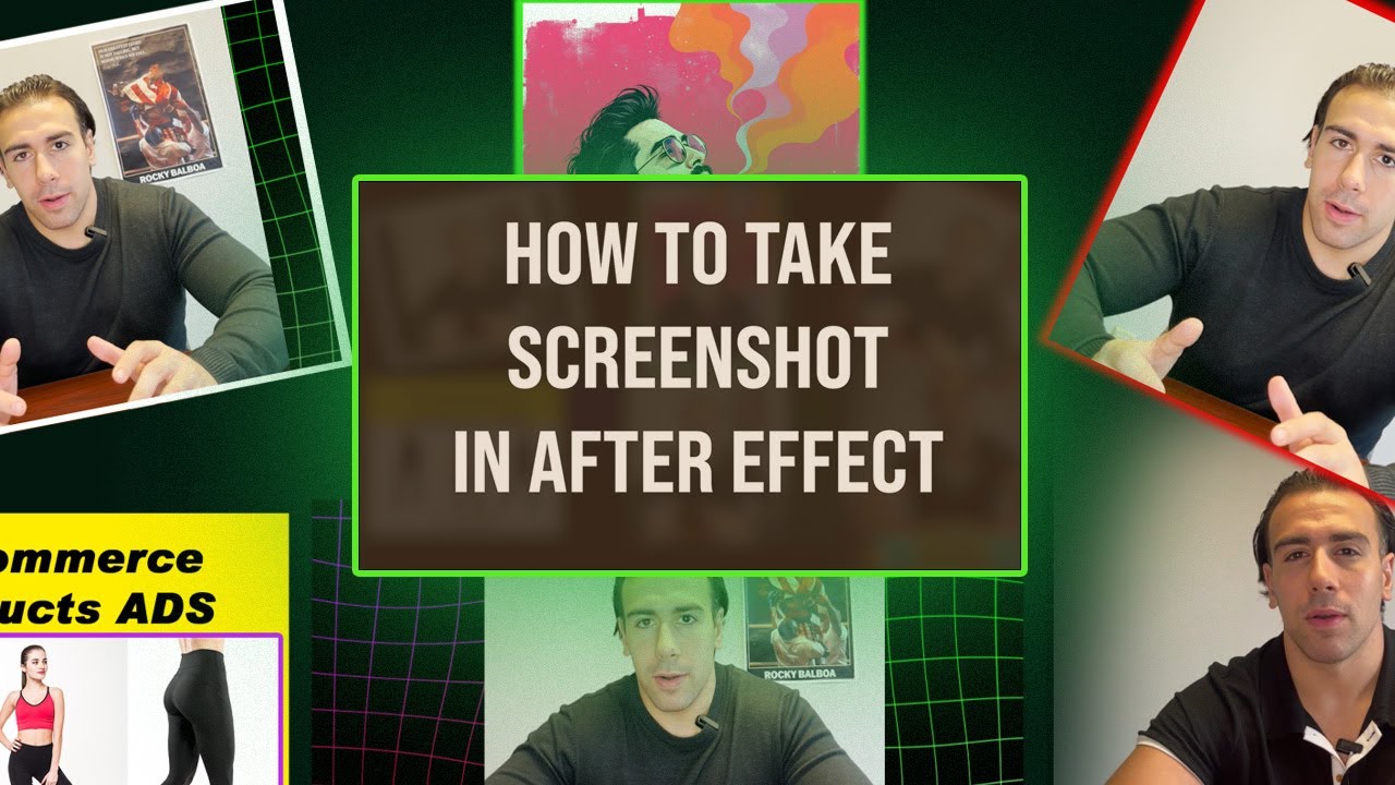 How to Take Screenshot in After Effects and Export Like a Pro - YouTube