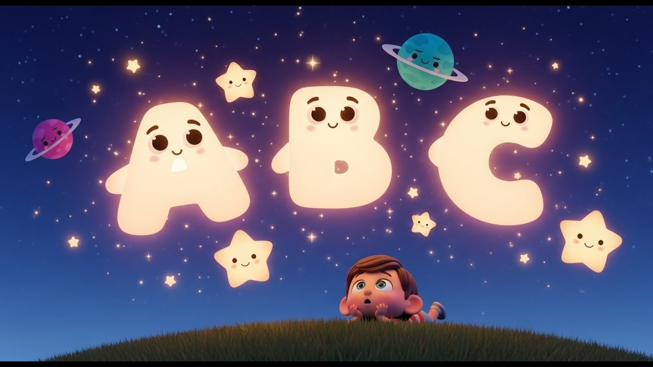 ABC Stars in the Night Sky | Fun Kids Song and Learning Rhyme - YouTube