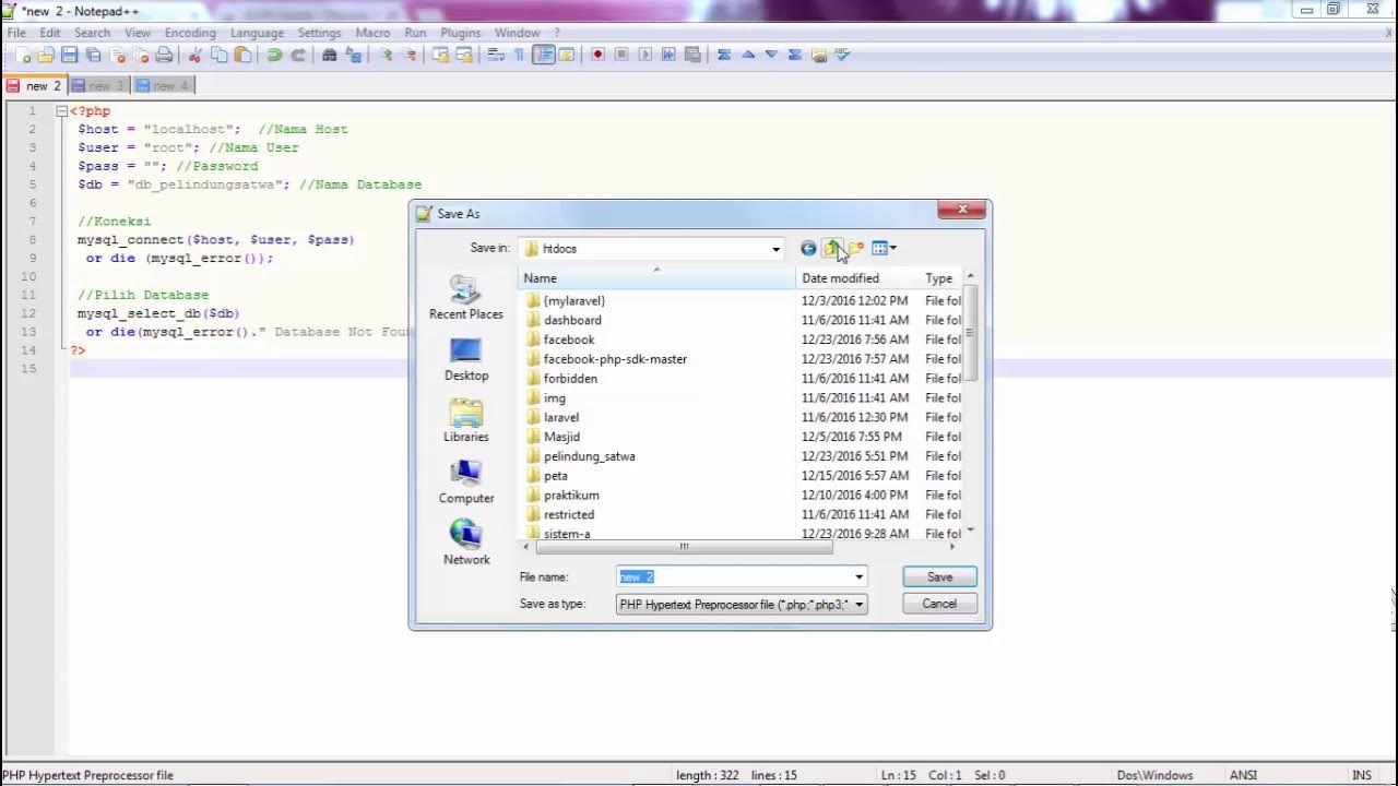 cara membuat web service/API sederhana dengan php - YouTube