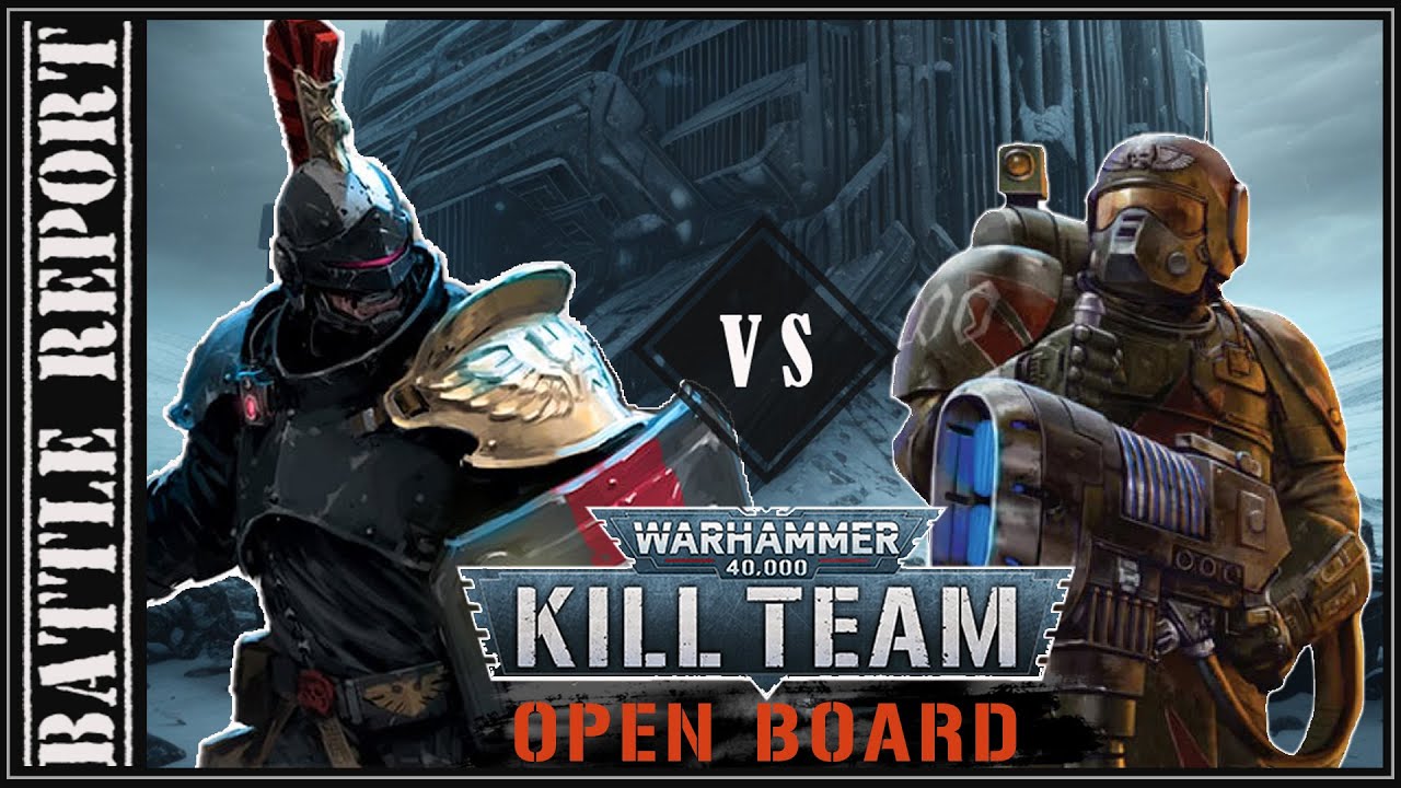 Exaction Squad vs Kasrkin : Kill Team Open Board -Crit Ops 2022 - YouTube