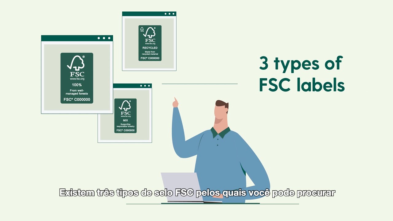O que significa o selo FSC® em um produto? - YouTube