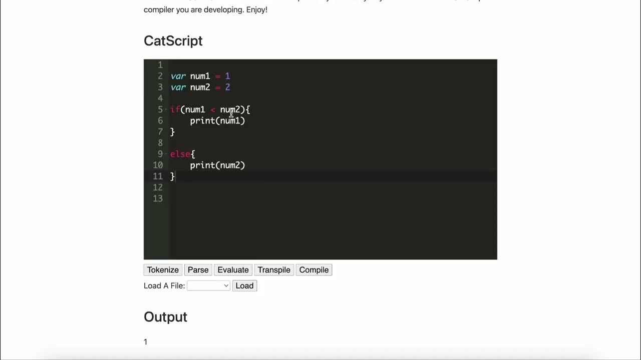 Compiler Demo - YouTube