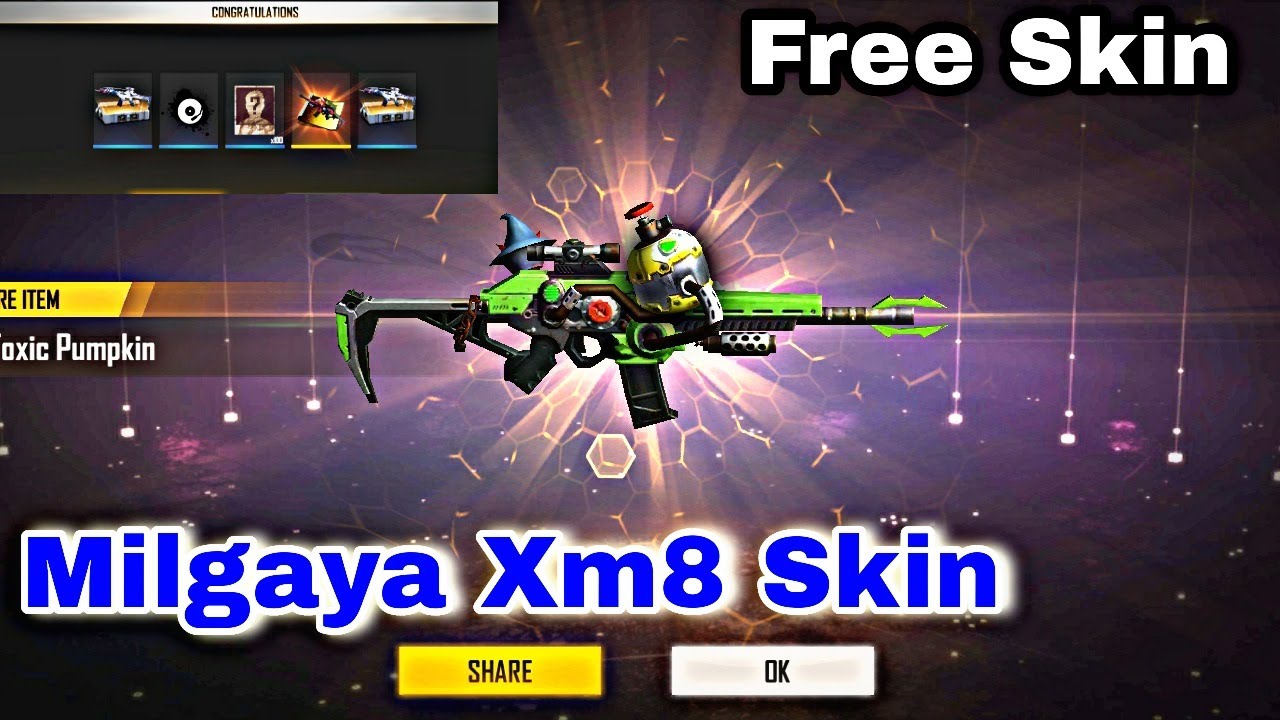 New Xm8 Skin, Free Skin, Xm8, Free fire, Incubator On Free Fire - YouTube