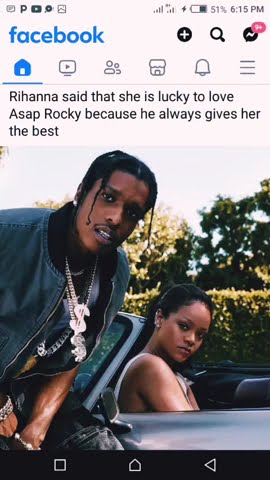 Rihanna says she is lucky to love Asap Rocky. - YouTube