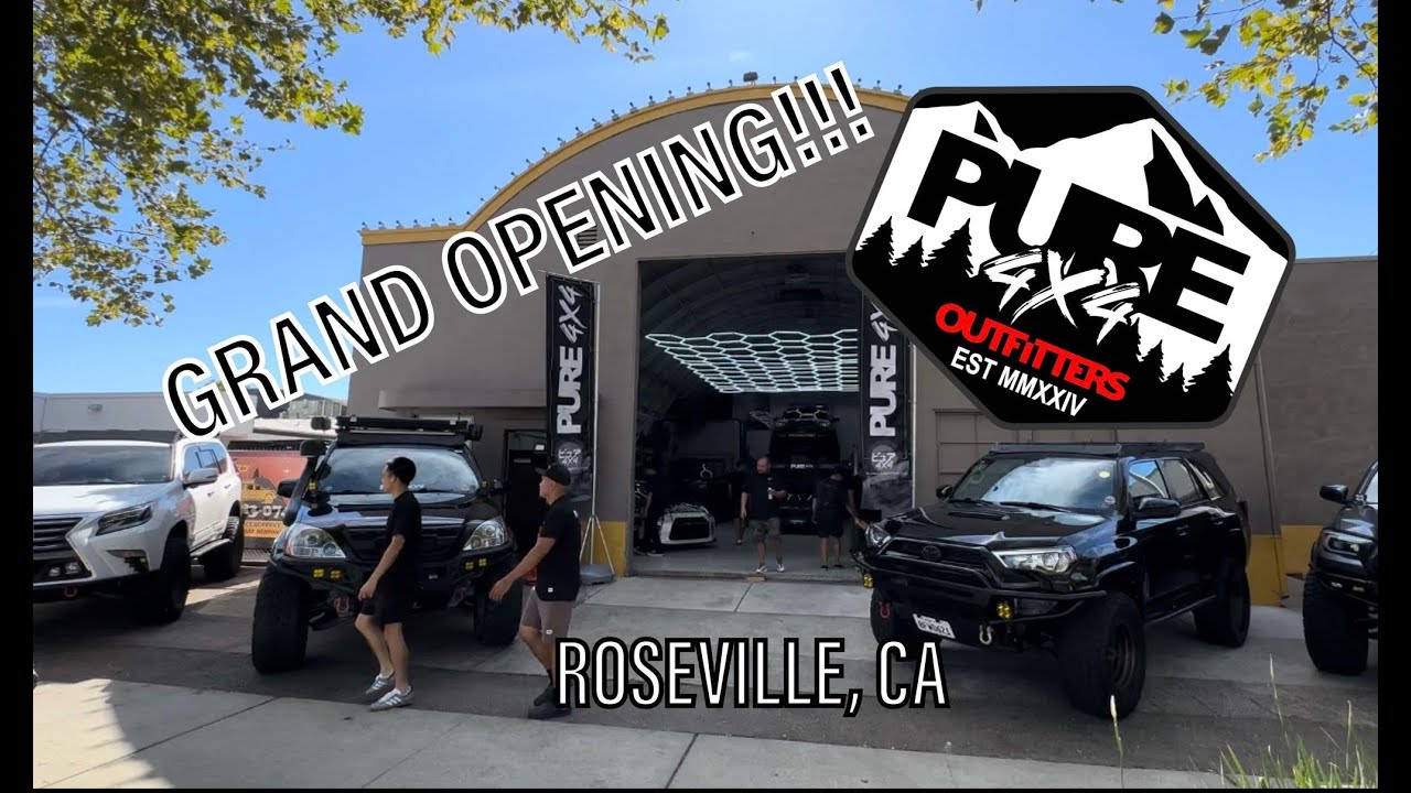 PURE 4X4 OUTFITTERS GRAND OPENING - YouTube