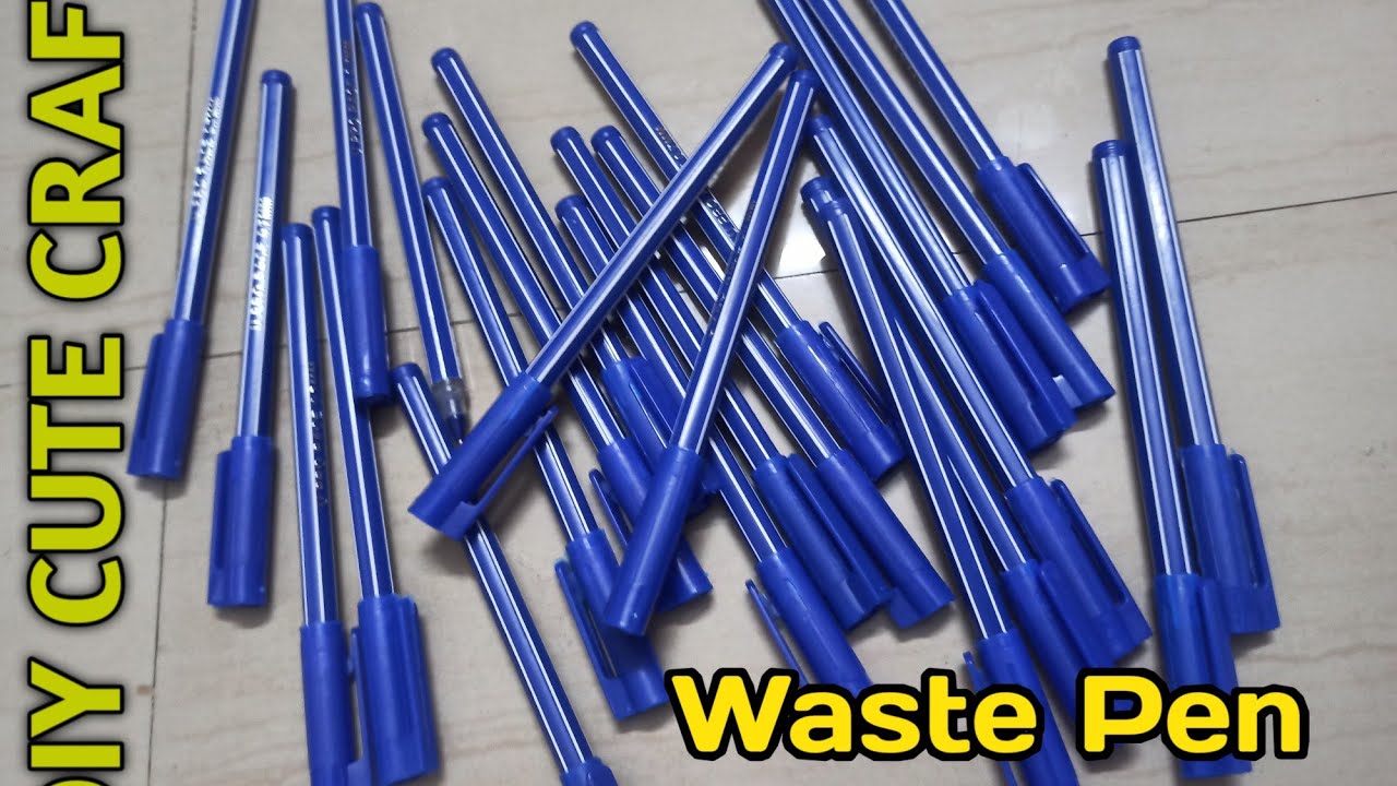 Waste Pen Wall Hanging|| DIY CUTE CRAFTS|| - YouTube