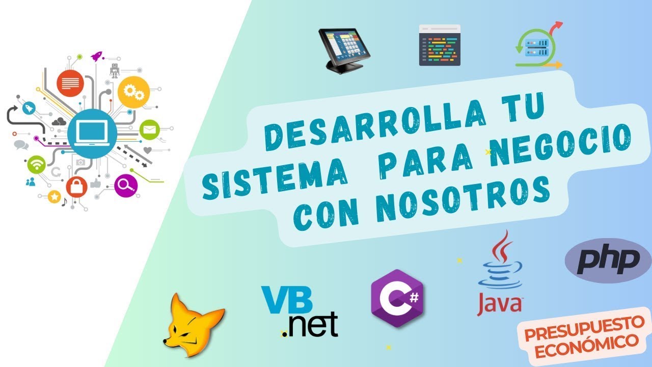DESARROLLA TU SISTEMA PARA NEGOCIO CON NOSOTROS (VFP, VB.Net, CSharp C# ...