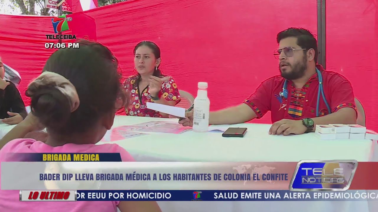 Bader Dip lleva brigada médica a los habitantes de colonia El Confite ...