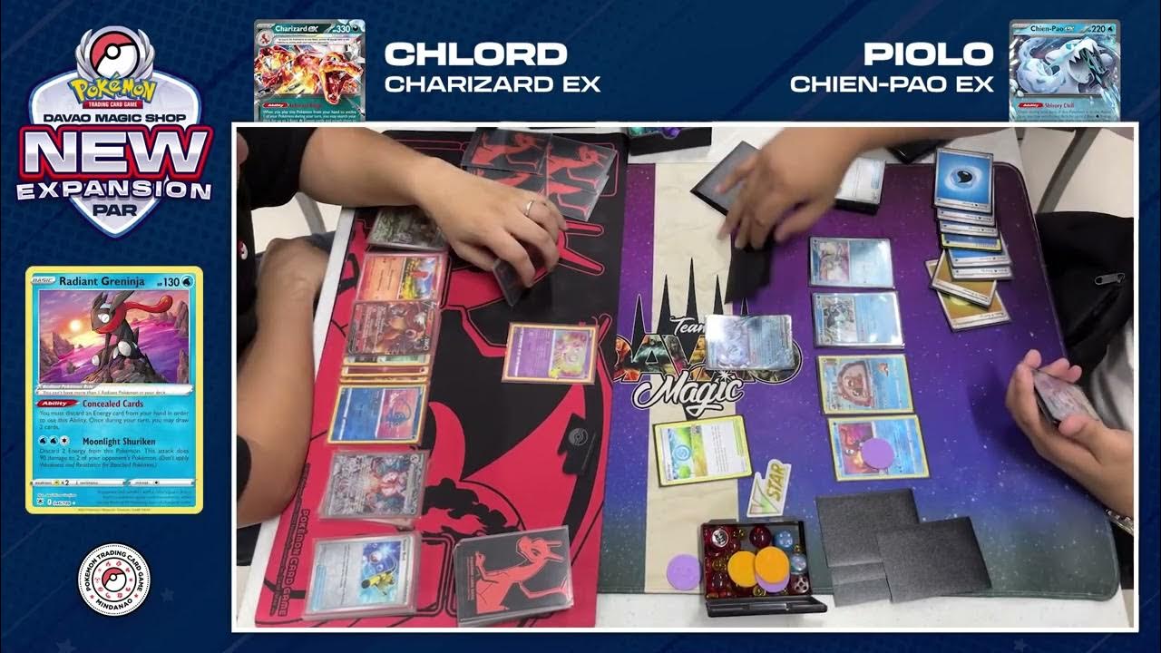 PTCG Gym Event - Charizard ex vs Chien-pao ex - YouTube