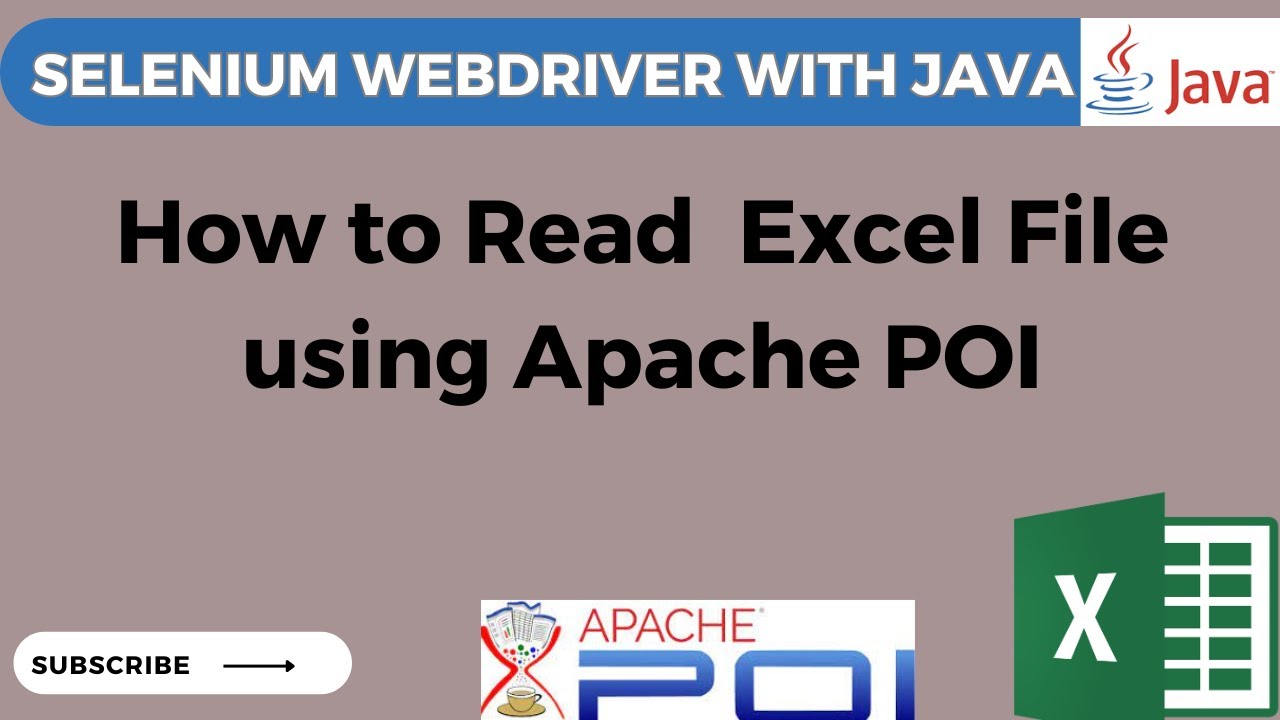 Selenium Webdriver Tutorial 38 How To Read Data From Excel File Using 8175