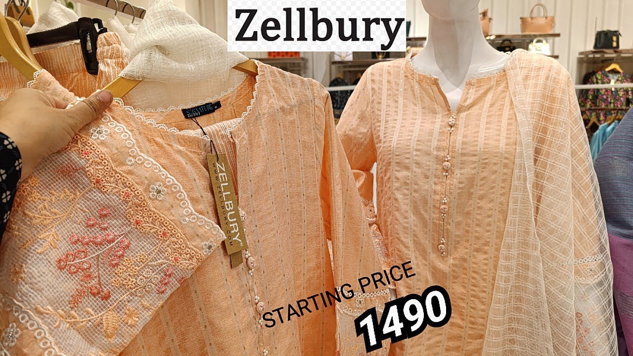 Zellbury New Collection 2025 ️Zellbury Summer Lawn Just 2790🤩Zellbury ...