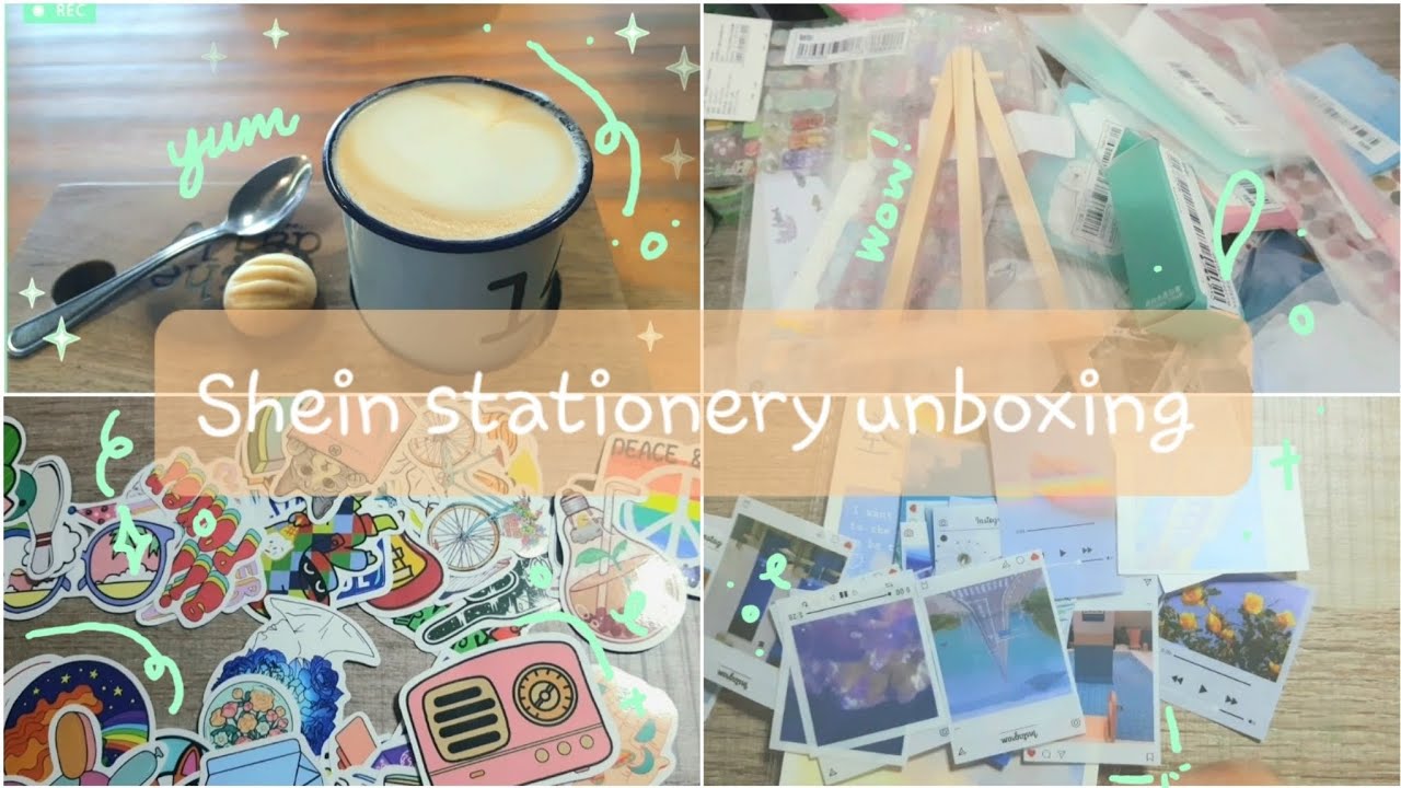 Shein stationery unboxing! - YouTube