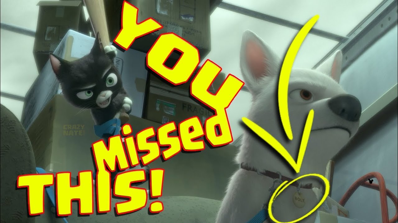 Everything You Missed in Disney's Bolt - YouTube