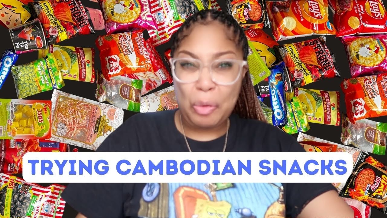 Trying Cambodia Snacks Youtube