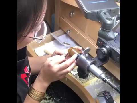 Wax Carving using Lathe: Jewelry Making - YouTube