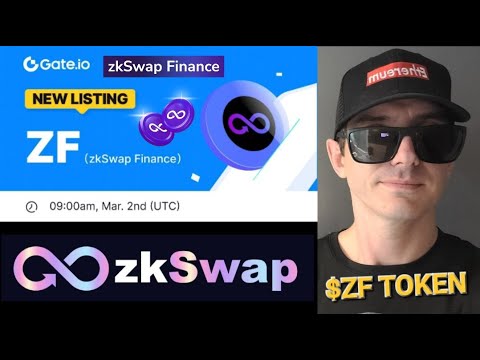$ZF - ZKSWAP FINANCE TOKEN CRYPTO COIN ALTCOIN HOW TO BUY ZF GATE ZKSYNC ZK SYNC SYNCSWAP ...